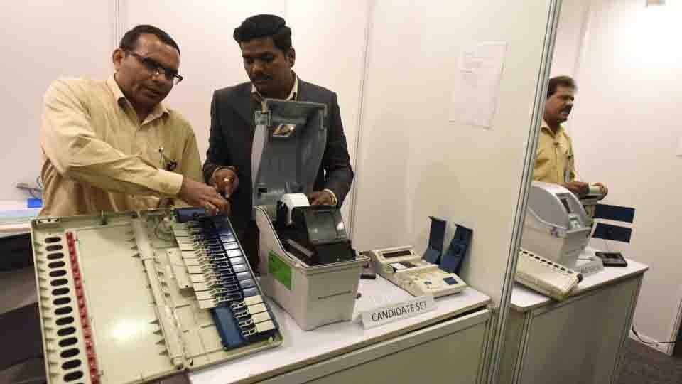 EVM challenge to prove machines can’t be rigged, underway | Hindustan Times
