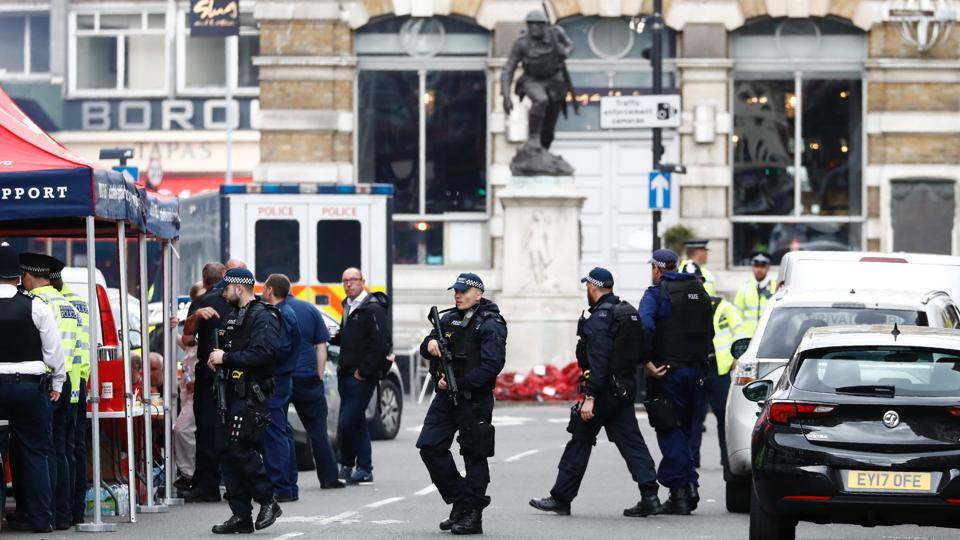 London terror attack: Eight police officers fired 50 bullets to ...