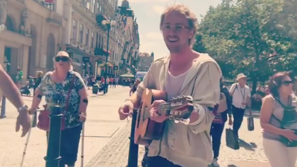 Watch: Harry Potter star Tom Felton sings on the streets and everyone ...