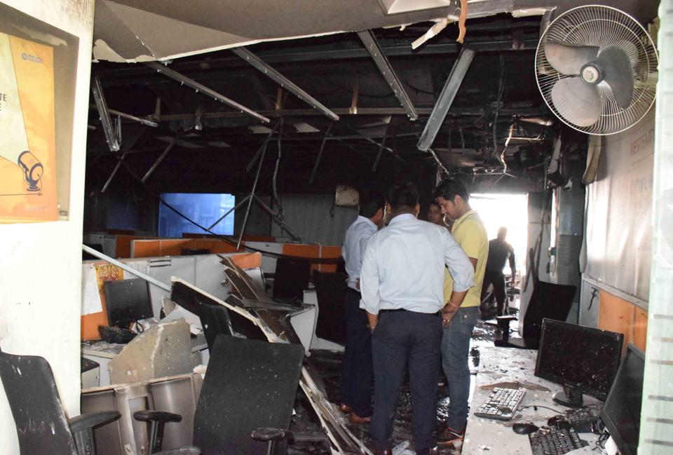 Fire breaks out at office near Radisson Blu hotel, no casualties ...