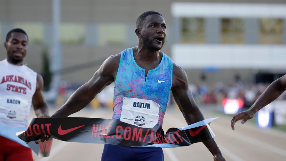 Justin Gatlin holds off youngsters to win 100m at nationals | Hindustan ...