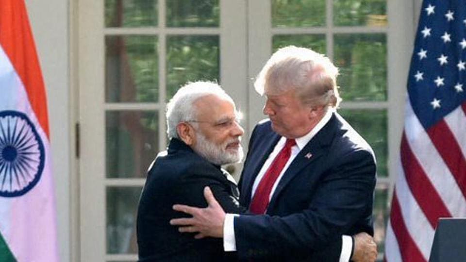 In show of warmth, PM Modi, Donald Trump turn heat on Pakistan and ...