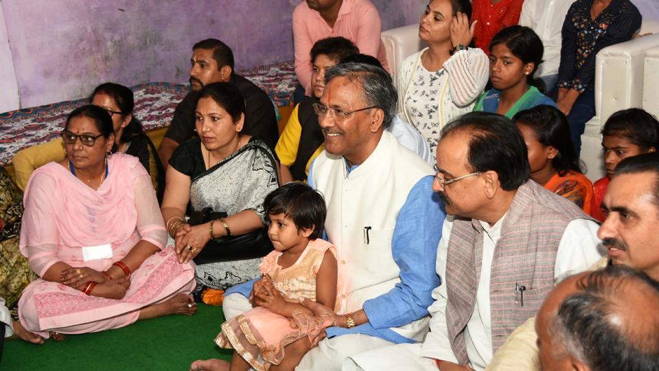 Rawat blames Congress government for slow economic growth | Hindustan Times