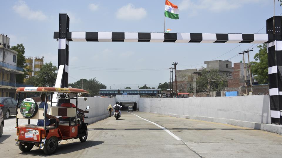 Ghaziabad agency opens Sahibabad underpass, expected to take vehicles ...