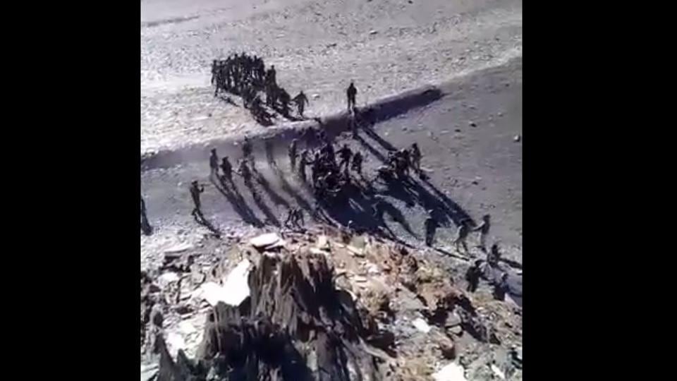Video shows clashes between Indian, Chinese soldiers in Ladakh on Aug ...