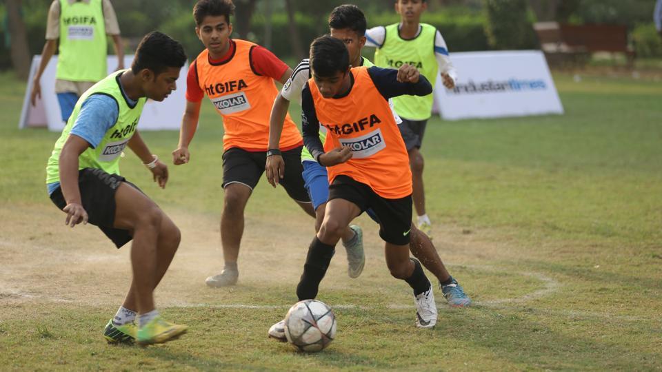 Girls share the limelight with high voltage football action at HT GIFA ...