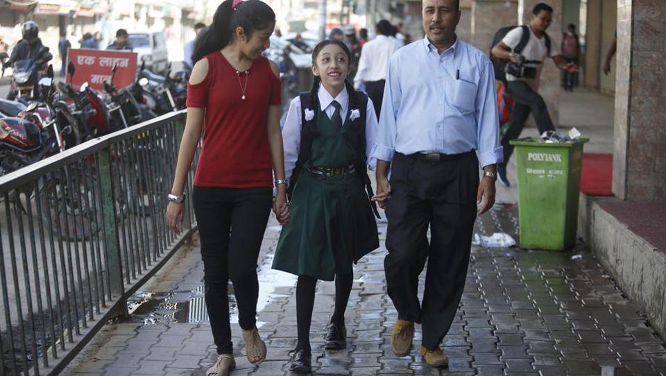 Nepal’s newly-retired ‘living goddess’ Matina Shakya starts school ...