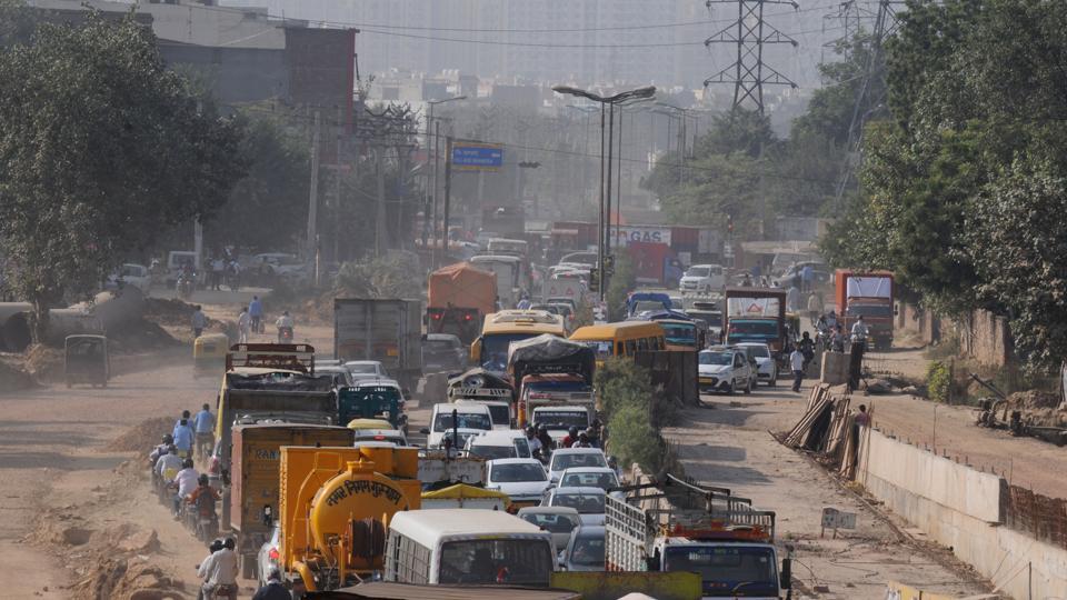 Gurgaon roads jammed ahead of Diwali | Hindustan Times