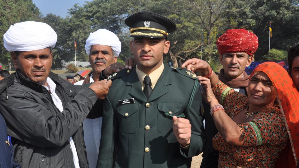 Newly inducted army officers come from diverse social backgrounds ...