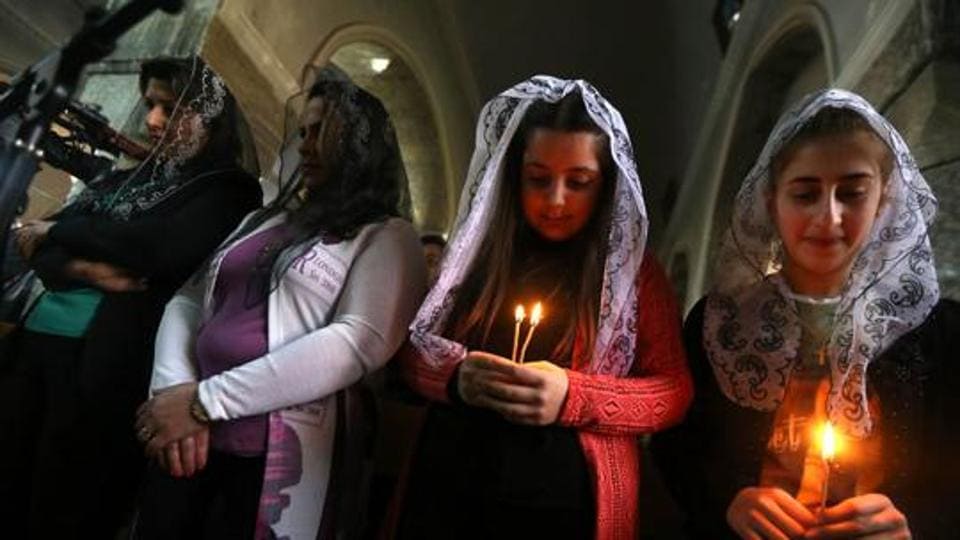Iraqi Christians celebrate in town retaken from Islamic State | World News