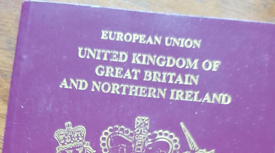 Post-Brexit, UK passport will return to original ‘iconic’ blue and gold ...