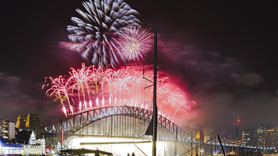 Rainbow themed fireworks in Sydney and laser show in Dubai: How are you ...