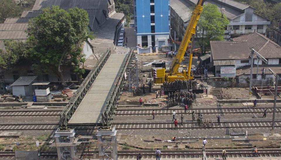 Army launches bridge at Mumbai’s Currey Road station, railways a girder ...