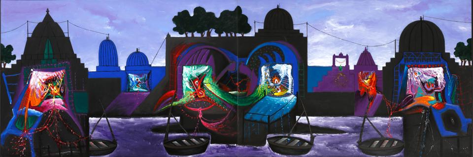 Modernist flashback: Tour 60 years of Manu Parekh’s art in a Mumbai ...