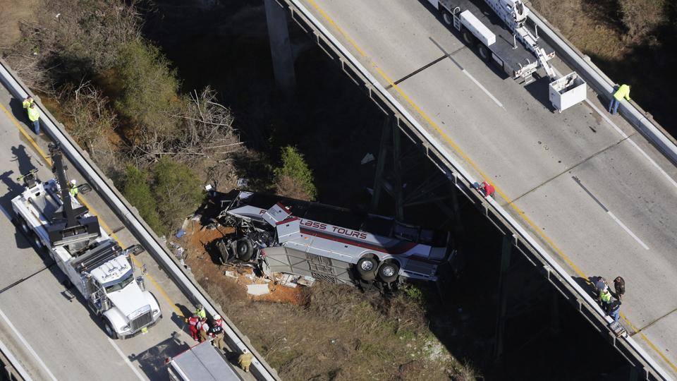 ‘A bump, a crash and then bus flipped’: Disney World trip ends in ...