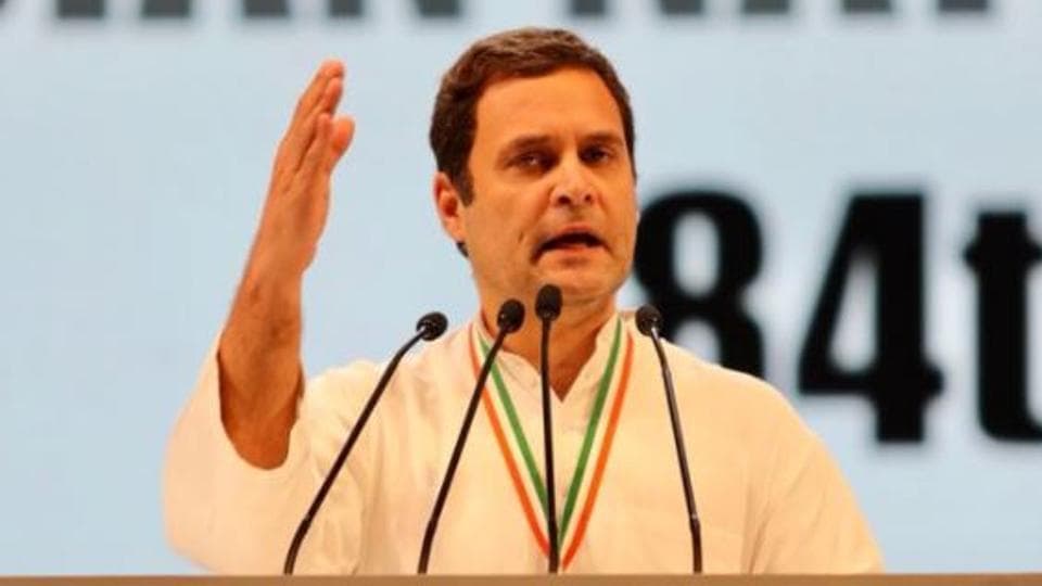 Congress plenary: Rahul says BJP spreading hatred, calls on party to ...