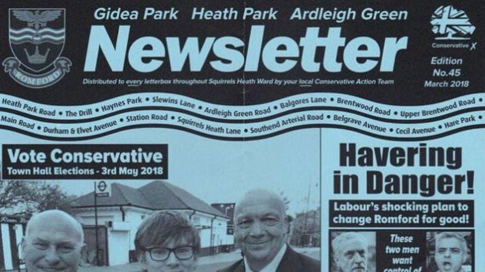 UK local election: Conservative Party leaflet sparks race row | World News