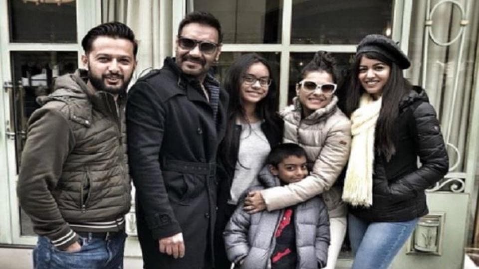 Ajay Devgn’s Paris birthday with wife Kajol, kids Yug and Nysa is full ...