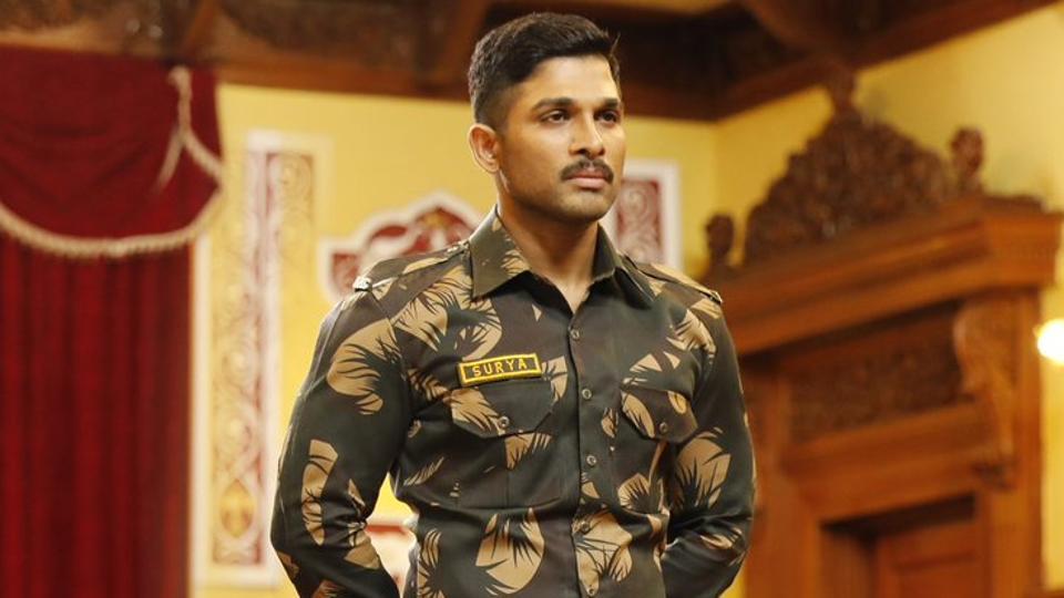 Actor Surya In Army Dress