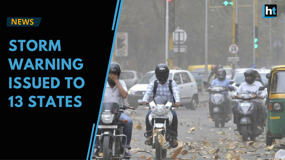 13 states on storm alert in India | Hindustan Times