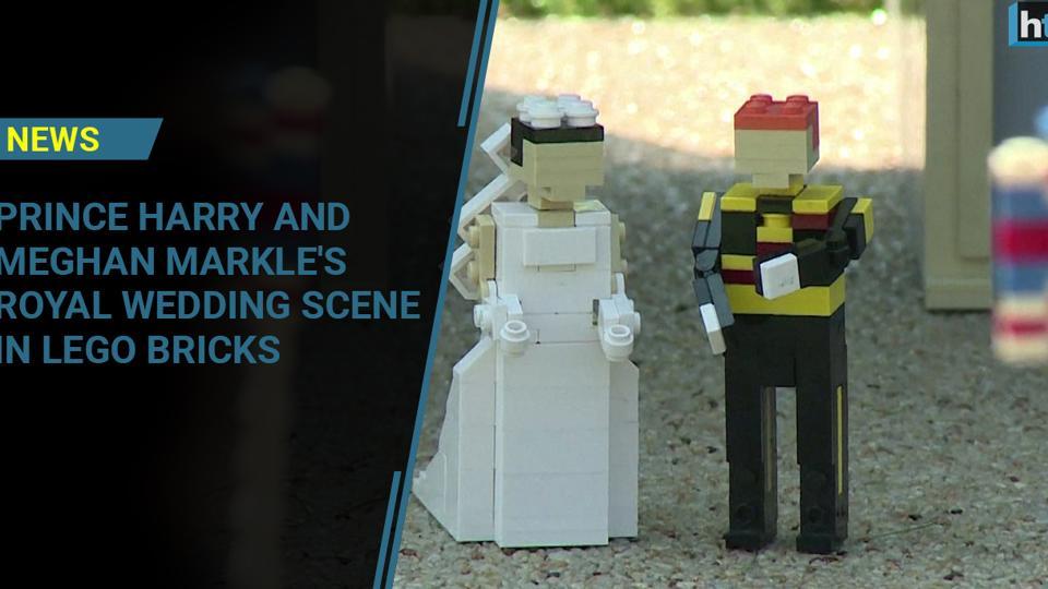 Watch: Prince Harry and Meghan Markle’s royal wedding scene in Lego ...