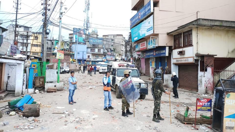 Curfew Imposed In Parts Of Shillong After Communal Tension Latest