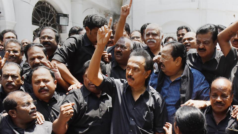 Stalin among DMK leaders held during protest against TN governor ...