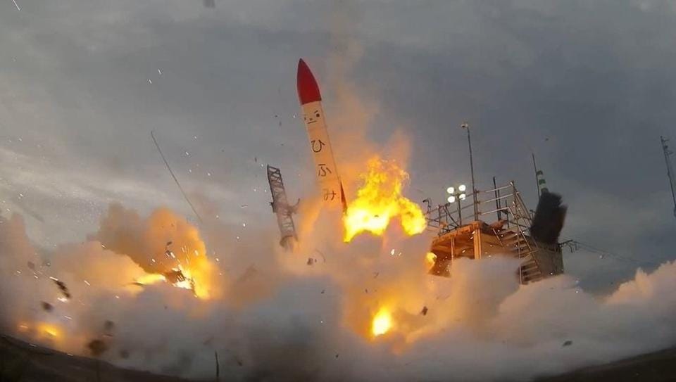 Watch: Japanese space rocket MOMO-2 crashes seconds after launch ...
