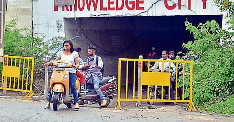 Underpass that connects Baner and Balewadi to the Pune-Bengaluru ...