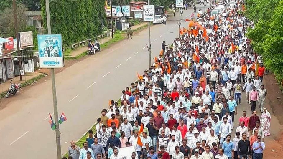 Maratha quota agitators attack BJP MP’s vehicle, 16 held | Mumbai news