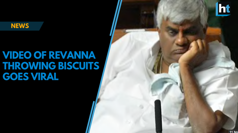Watch: Video of HD Revanna throwing biscuits at flood victims goes ...