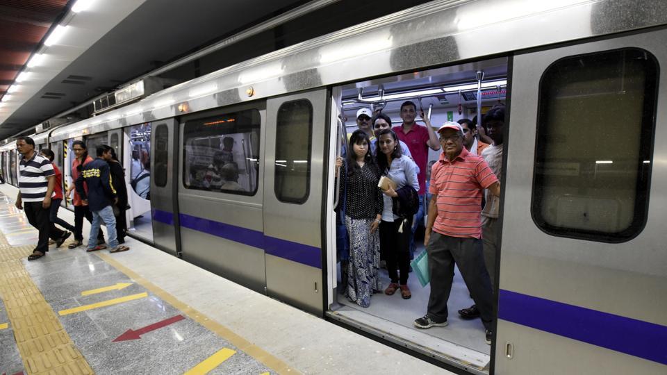 DMRC begins trials on Violet Line from Escorts Mujesar to Ballabhgarh ...