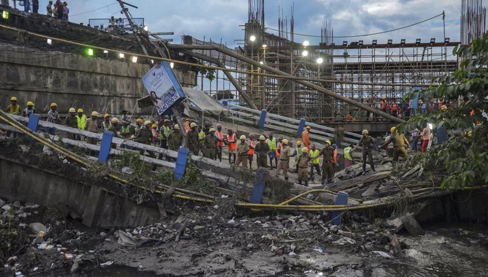 Majerhat bridge collapse: Third body recovered from debris in Kolkata ...