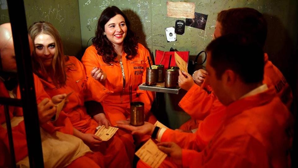 Drink legally at this prison-themed cocktail bar in London | Hindustan ...