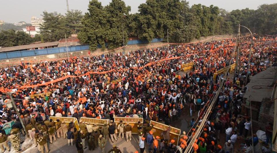 VHP rally in Delhi to demand bill for Ram temple construction | Latest ...