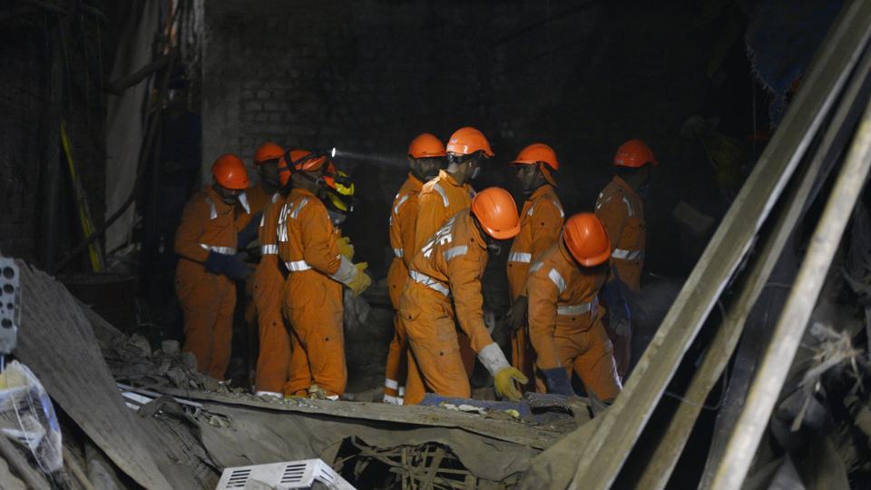Photos: Narrow lanes, single entry dragged rescue at Delhi factory ...