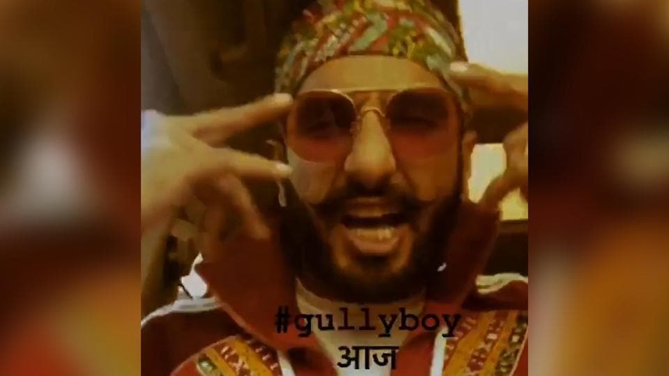Gully Boy: Ranveer Singh raps in his car ahead of trailer release ...