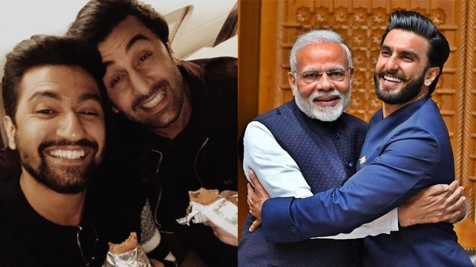 From Ranbir Kapoor-Vicky’s Sanju reunion to Ranveer Singh’s ‘jaadoo ki jhappi’: All pics from ...