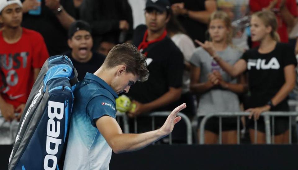 Australian Open 2019: Seventh seed Dominic Thiem limps out of Open ...