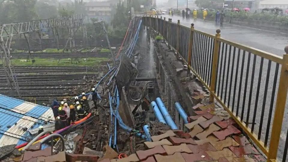 Mumbai bridge collapse: Probe report blames six railway officials, BMC ...