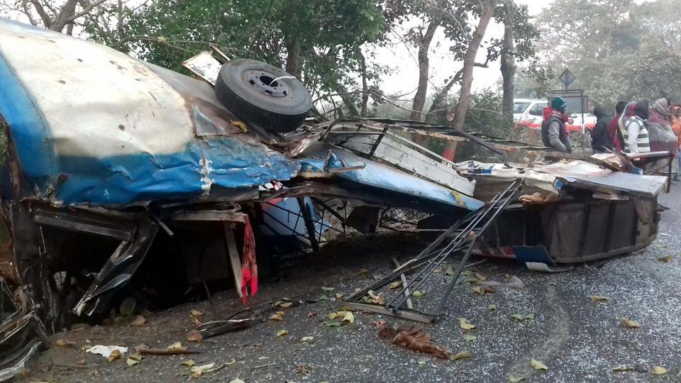 Five killed, 40 injured in bus accident while returning from JMM rally ...