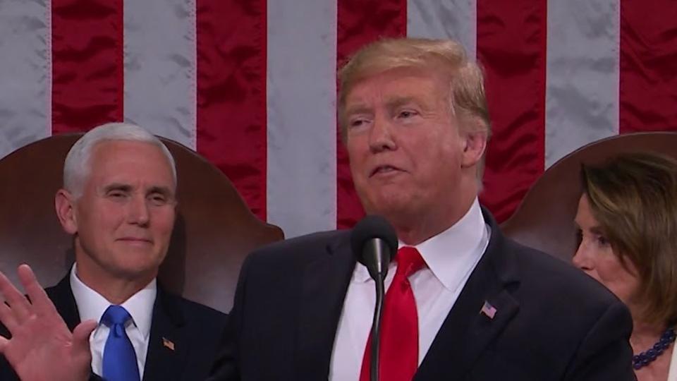 “We must reject the politics of revenge”, says Trump in State of the ...