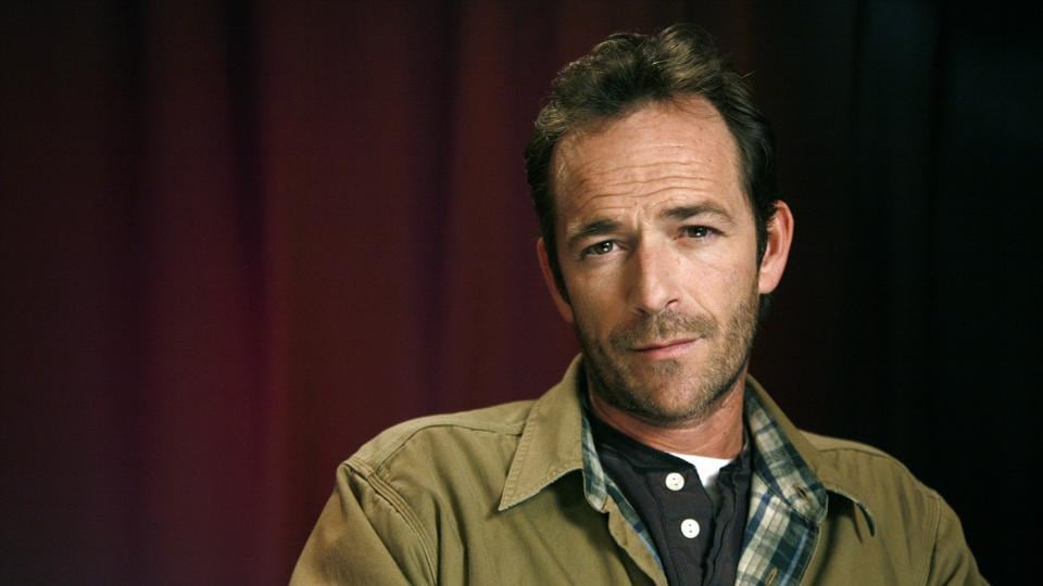 Actor Luke Perry, famous for his work in Beverly Hills, 90210 and ...