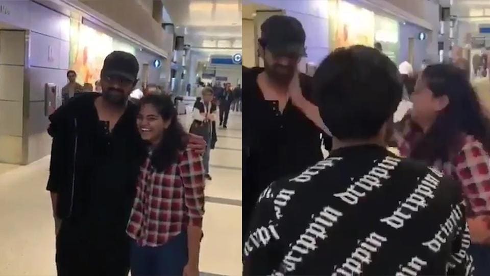 Prabhas slapped by overexcited fan after selfie | Hindustan Times