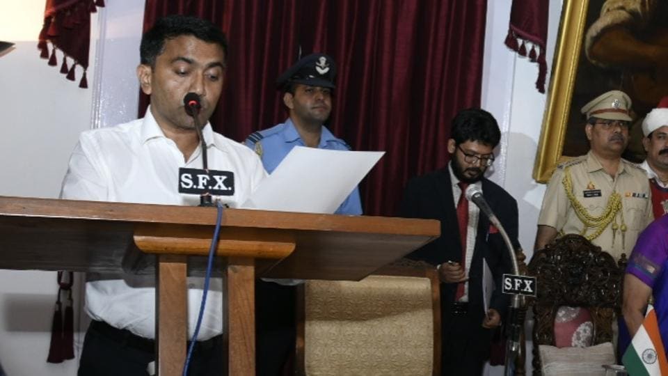 At 2 am oath ceremony, Pramod Sawant takes over as Goa Chief Minister ...
