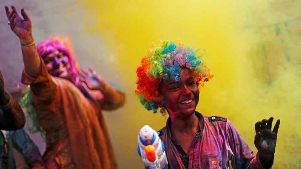 Photos: India celebrates festival of colours, Google marks Holi with ...