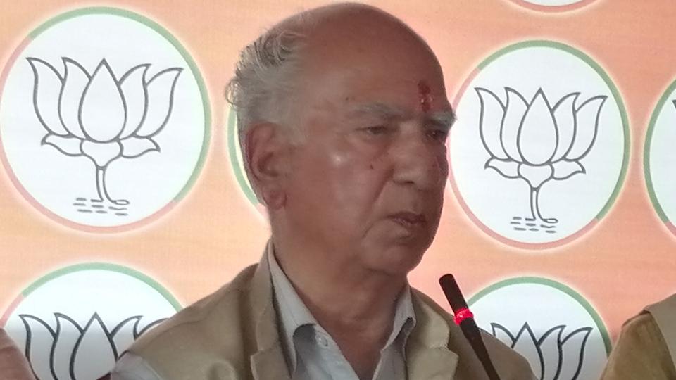 BJP veteran Shanta Kumar questions 75-year age limit for contesting ...