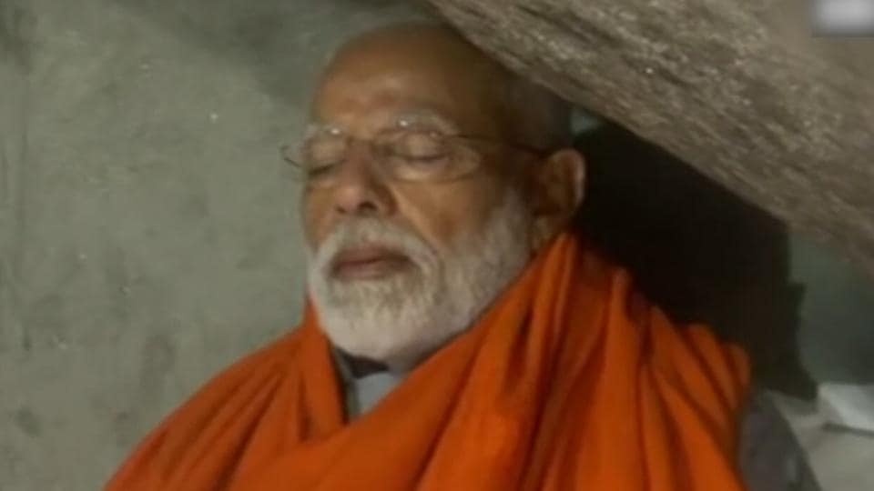 Day after campaign ends, PM Modi meditates in cave near Kedarnath ...