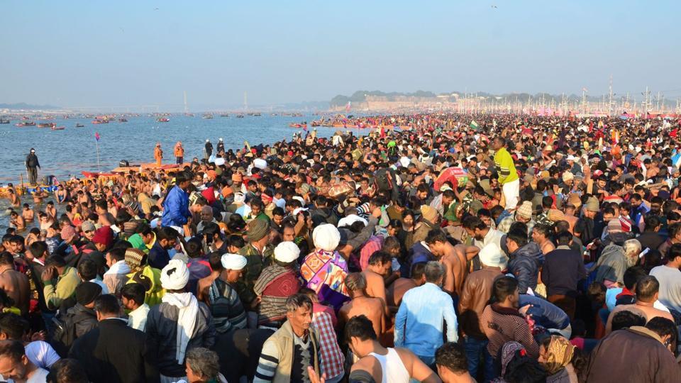 A record over 24 crore people visited Kumbh-2019, more than total ...