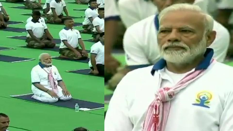 Watch: PM Modi leads mega yoga event in Jharkhand’s Ranchi | Hindustan ...